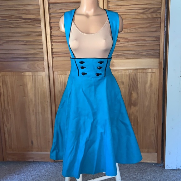 unbranded | Skirts | The Coolest Pinup Girl Skirt Ever Turquoise Wool ...